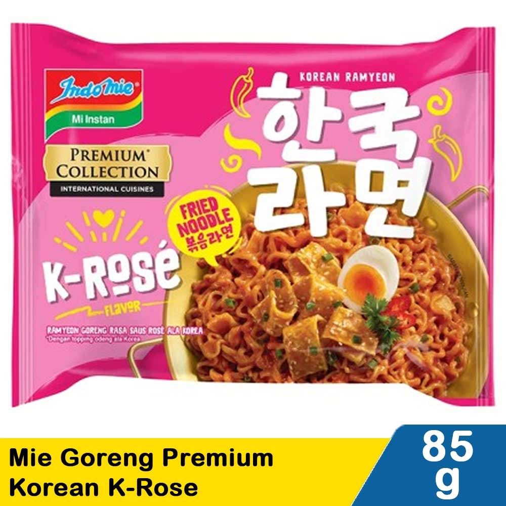 Jual INDOMIE MIE GORENG PREMIUM KOREAN K-ROSE 85g | Shopee Indonesia
