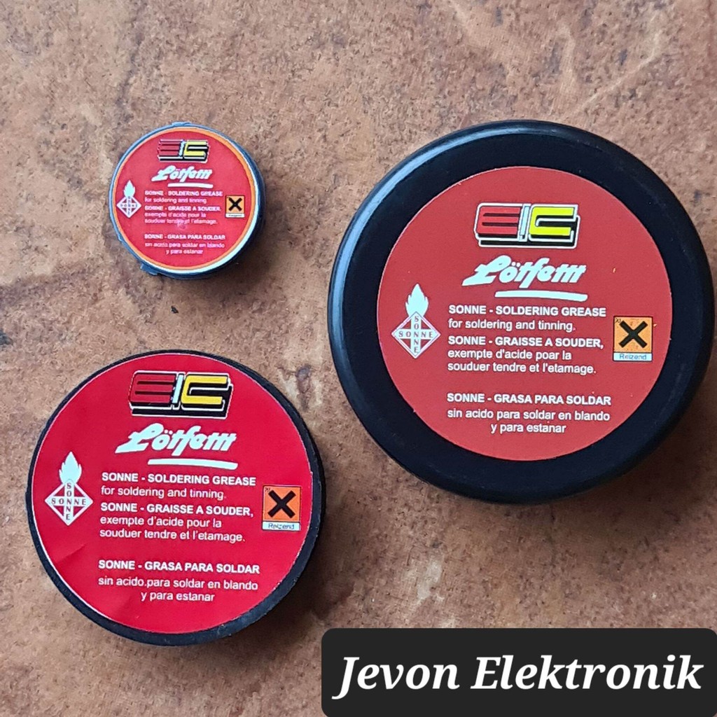 Jual Lotfet Pasta Solder Flux EIC Merah Kecil Tanggung Besar Jumbo Red ...