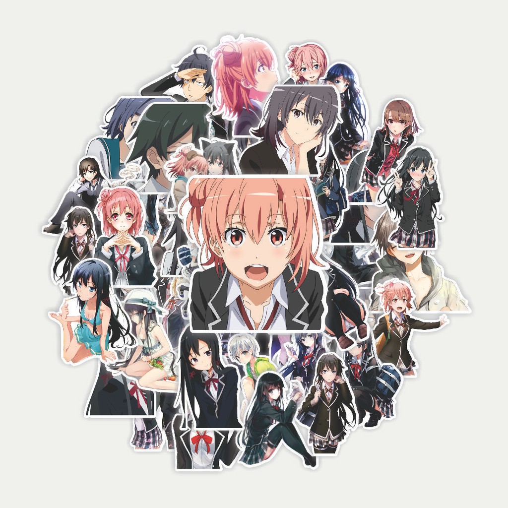 Jual Sticker Pack Stiker My Teen Romantic Comedy Snafu | Sticker TUMBLR ...