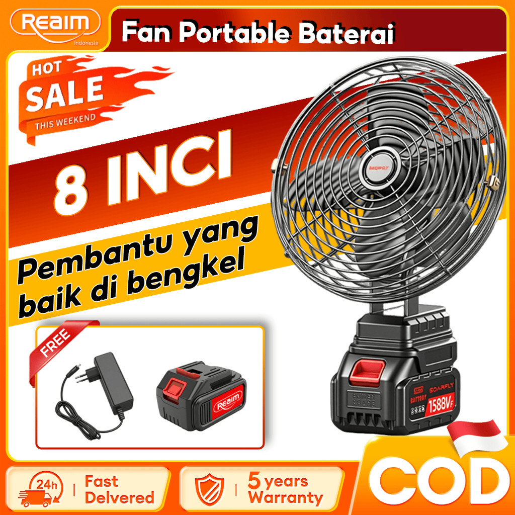 Jual 8 Inci Kipas kipas angin portable Kipas Besi Kipas Darurat Mini ...