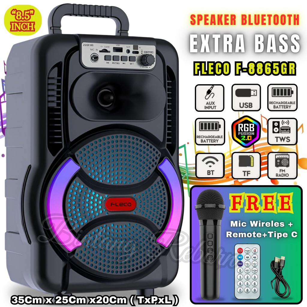 Jual COD NEWW TERLARIS~Speaker Bluetooth Full Bass / Salon Bluetooth ...