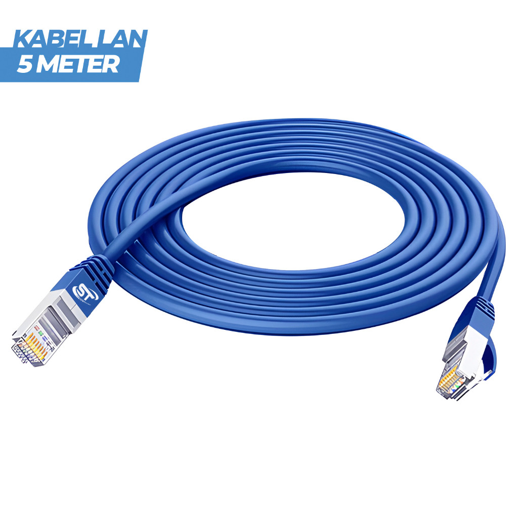 Jual Suksestech Kabel LAN Outdoor FTP CAT5 Kabel UTP 5 Meter Pabrikan ...