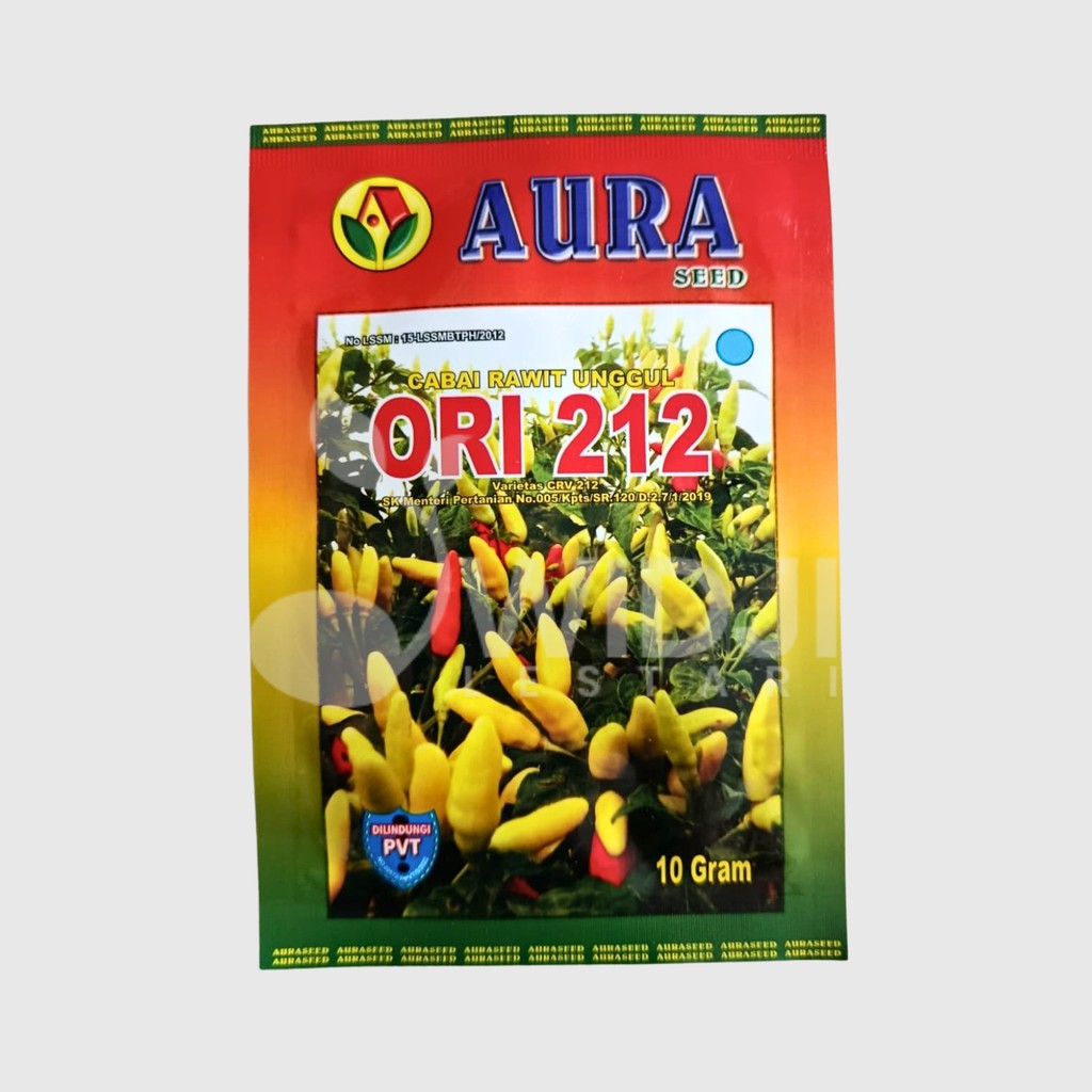Jual ORI 212 10gr Benih Cabe Rawit Original AURA SEED Tanaman Kokoh ...