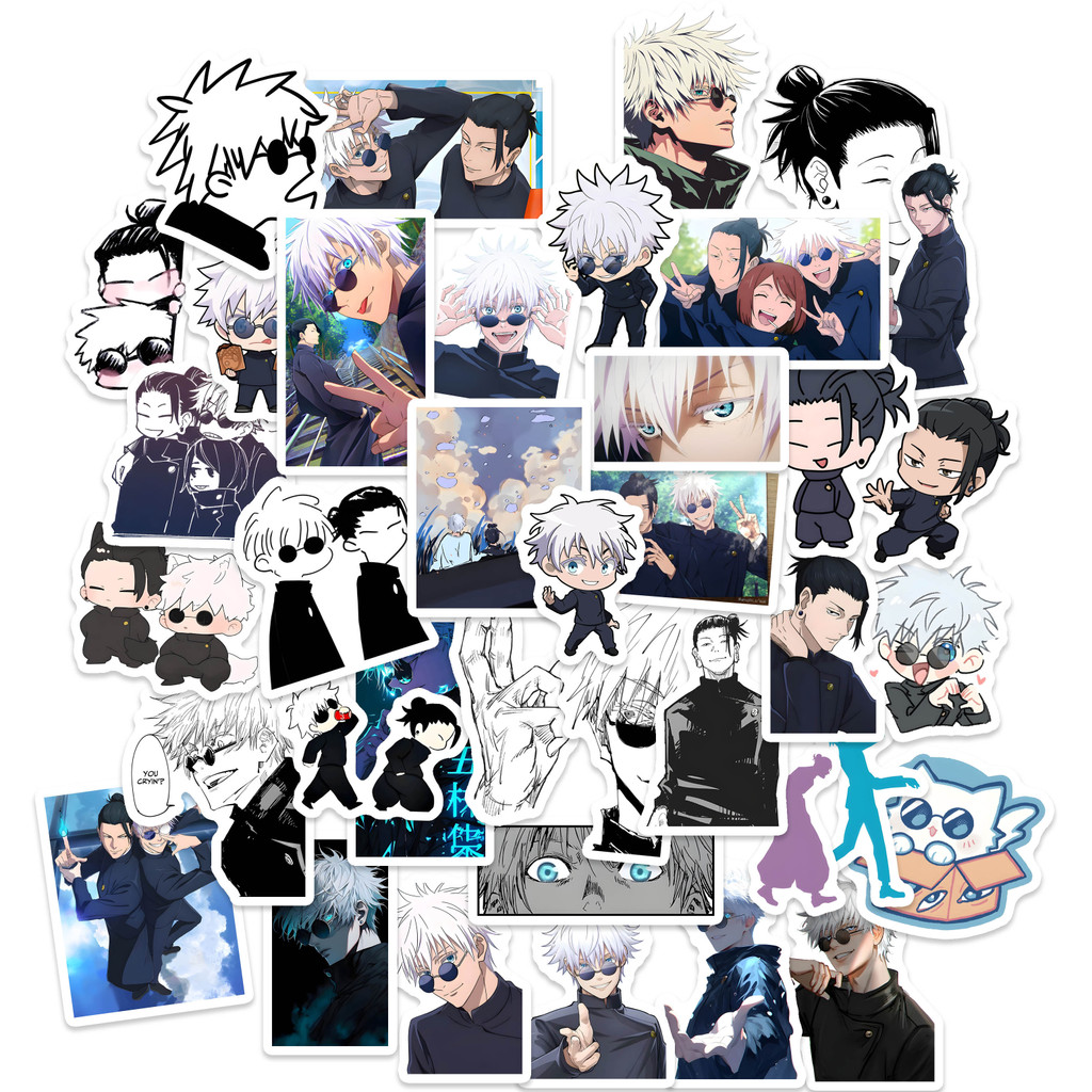 Jual STIKER GOJO X GETO 50 PCS ST102 SATOTU GOJO X SUGURU GETO | Shopee ...