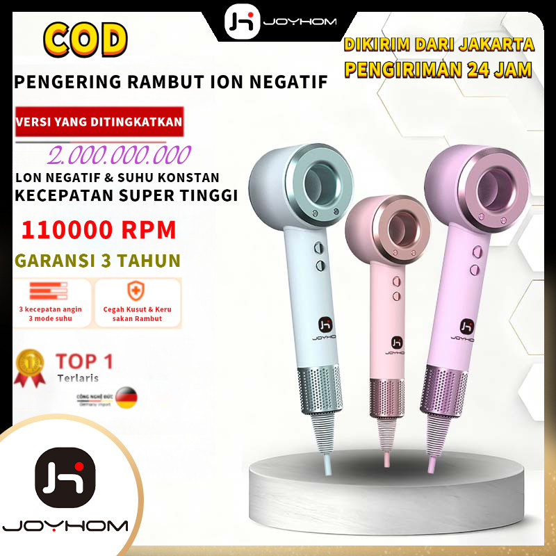 Jual JOUHOM HAIR DRYER HIGH SPEED! Ion Negatif Rambut Sehat, Daya Besar ...