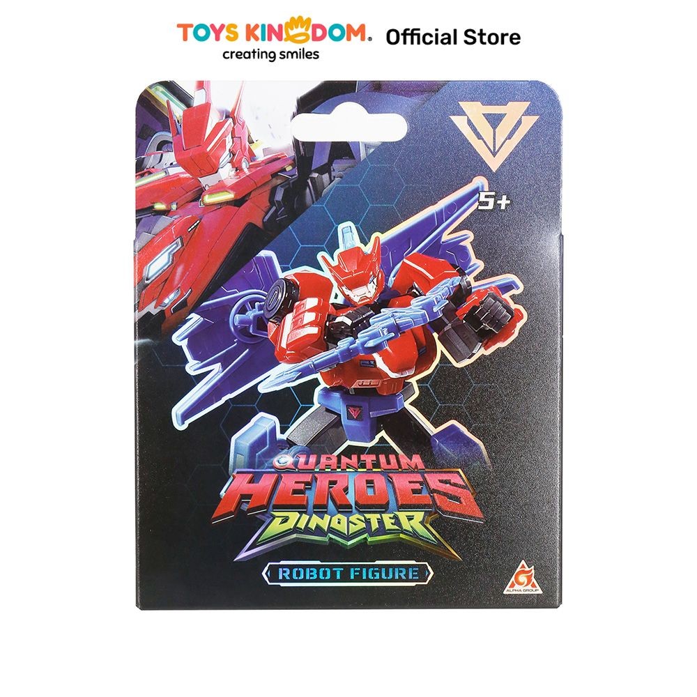 Jual Toys Kingdom Alpha Group Quantum Heroes Dinoster Robot Model Kit ...