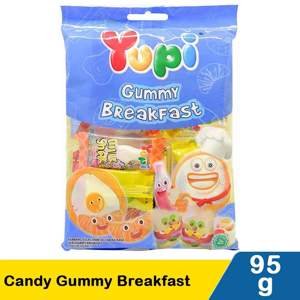 Jual YUPI CANDY GUMMY BREAKFAST 95g | Shopee Indonesia
