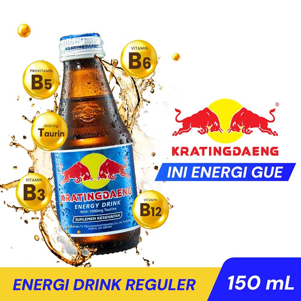 Jual KRATINGDAENG ENERGY DRINK REGULER 150mL | Shopee Indonesia