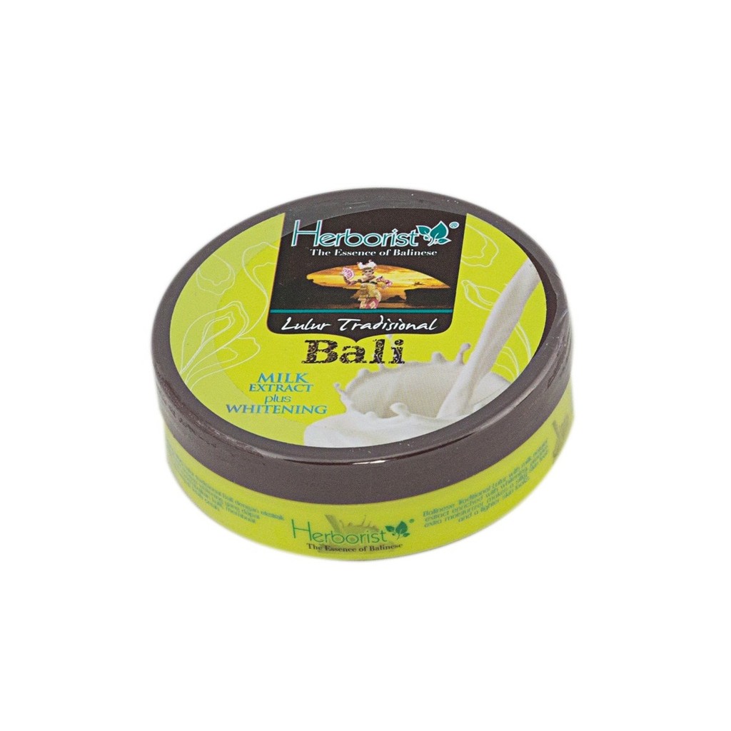 Jual HERBORIST LULUR TRDSIONAL BALI WHITENING MILK 100g | Shopee Indonesia
