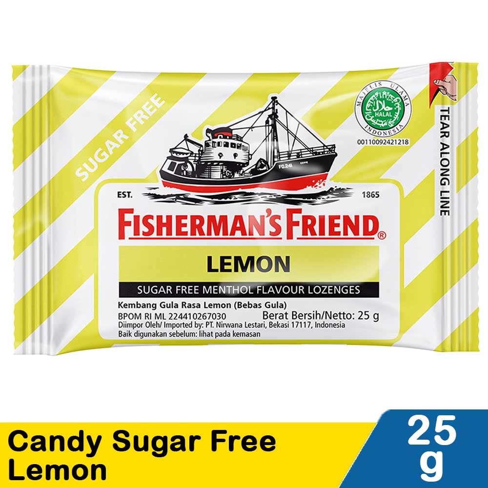 Jual FISHERMAN'S CANDY LEMON 25g | Shopee Indonesia