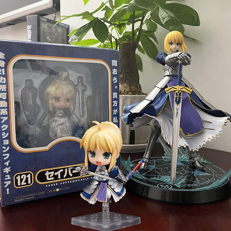 Jual 23CM Saber Anime Fate/Stay night Figure 121 Lily Figure Knight ...
