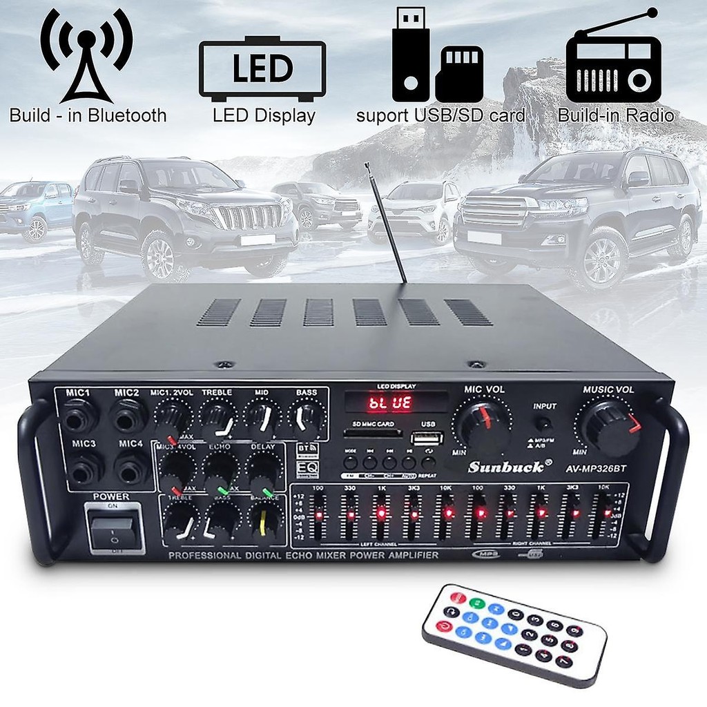 Jual PILIHAN SHOPE Sunbuck Audio Original Fleco AV-MP326BT, Dukung ...