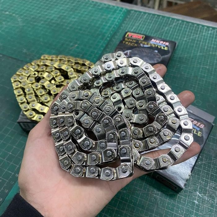 Jual Rantai YBN HALFLINK Chain MK918 102L Single Speed Silver Gold ...