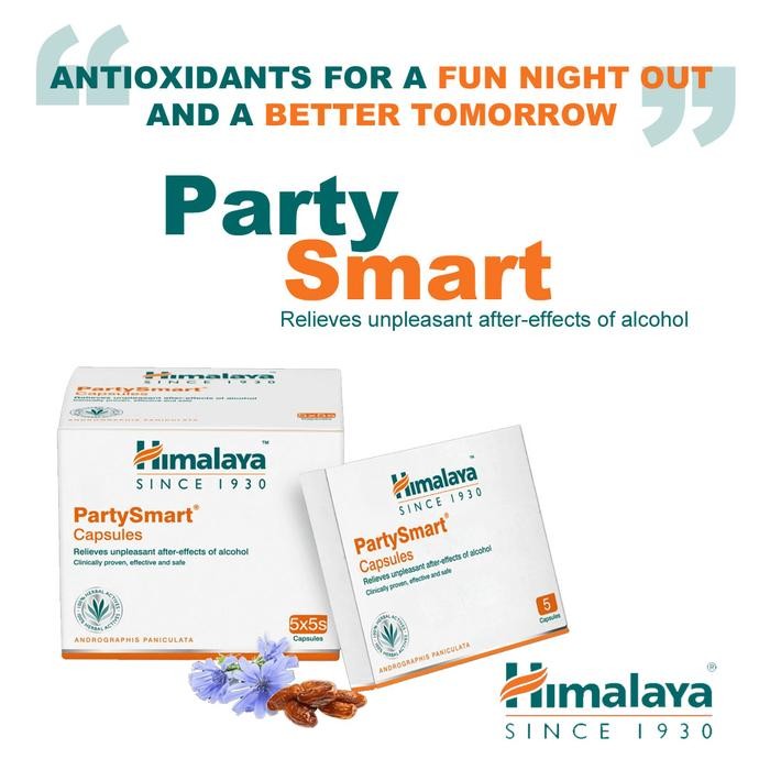 Jual PARTY SMART HIMALAYA HERBAL ANTI HANGOVER ALCOHOL DEFENSE UKON ...