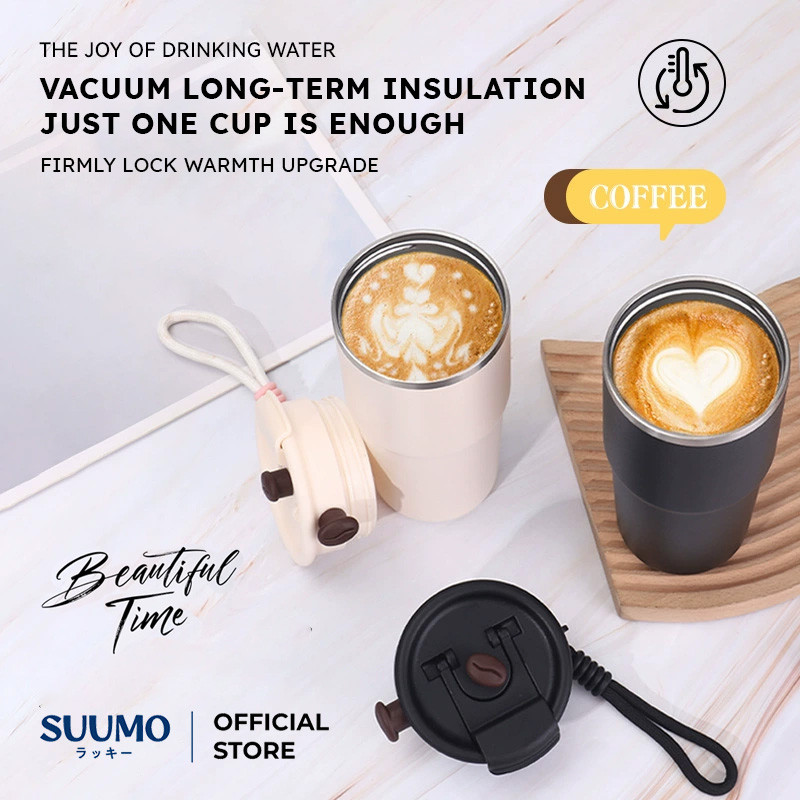 Jual Suumo Tumbler Kopi Besar SUS 304 Tahan Panas dan Dingin 650ml | Shopee Indonesia