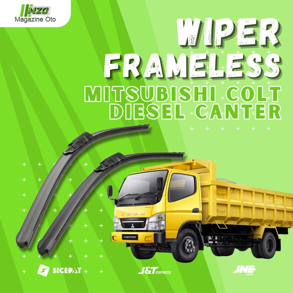 Jual Wiper Mobil CANTER Frameless 2PCs Sepasang Tanpa Rangka Beis ...