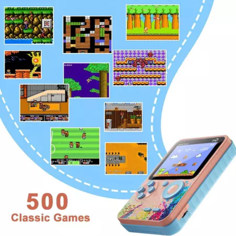 Jual Game Boy G5 Mini Portable Retro 500 in 1 Konsol Game Console ...