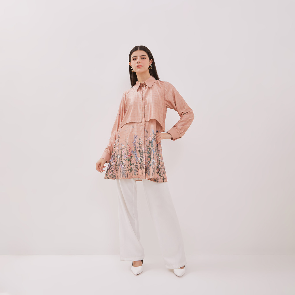 Jual Chanté - Heidi Tunic in Salmon | Shopee Indonesia