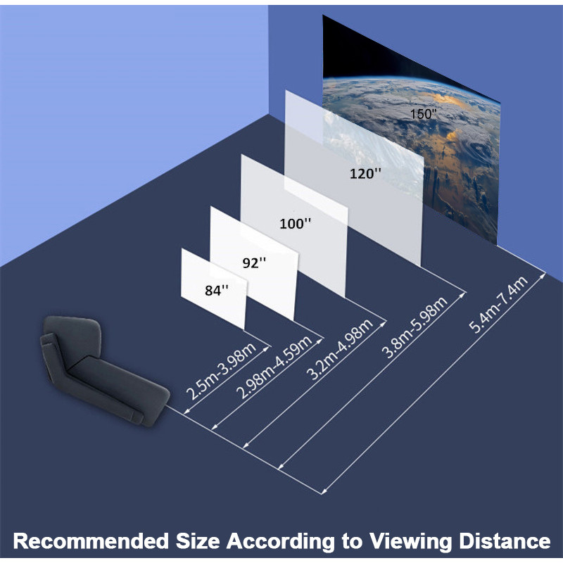 Jual Black Diamond ALR Projector Screen Ambient Light Rejecting Fixed ...