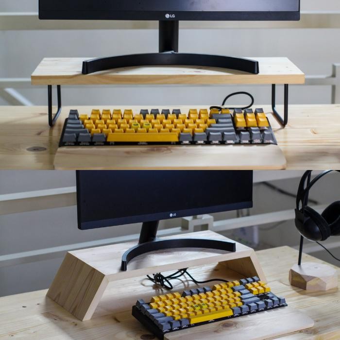 Jual Alas Monitor Imac Meja Monitor Kayu Stand Dudukan Monitor Komputer ...