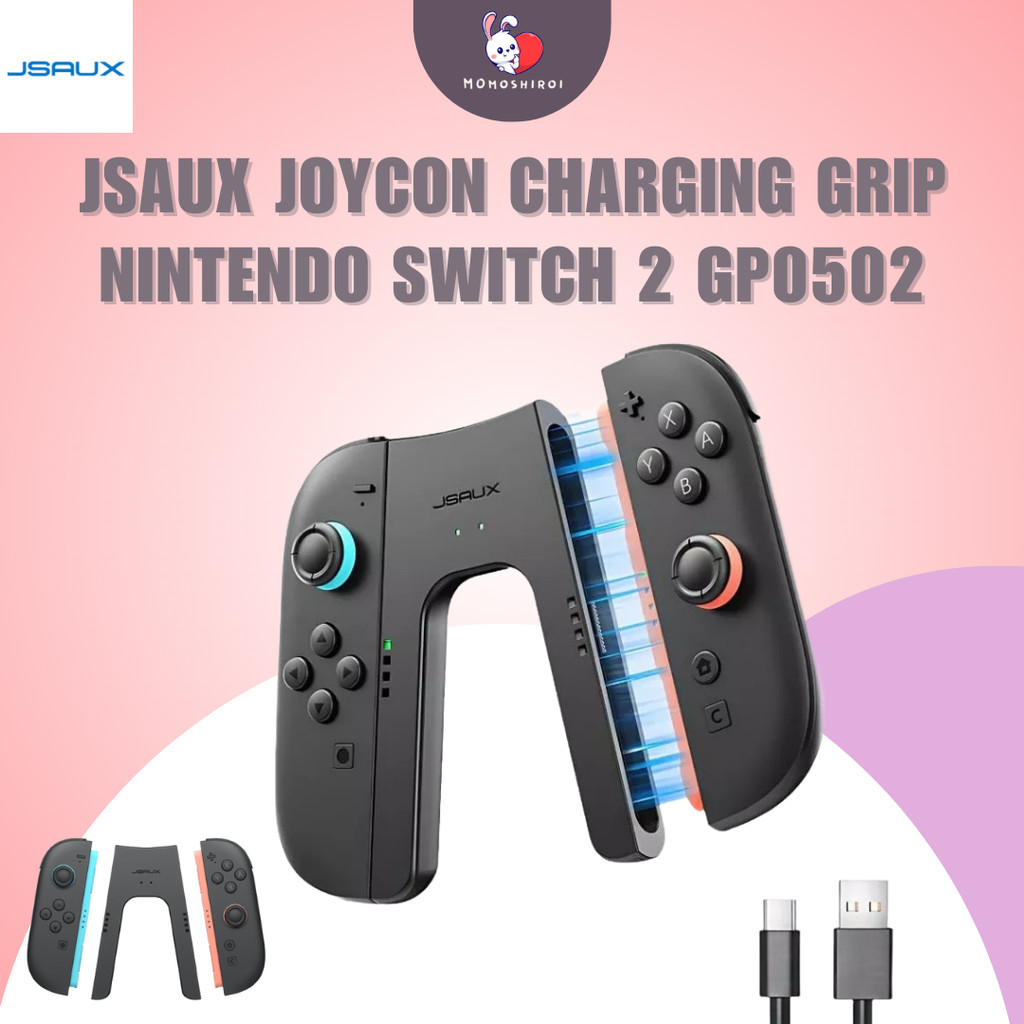 Jual JSAUX Joycon Charging Grip Nintendo switch 2 NS2 Switch 2 GP0502 Joy con | Shopee Indonesia