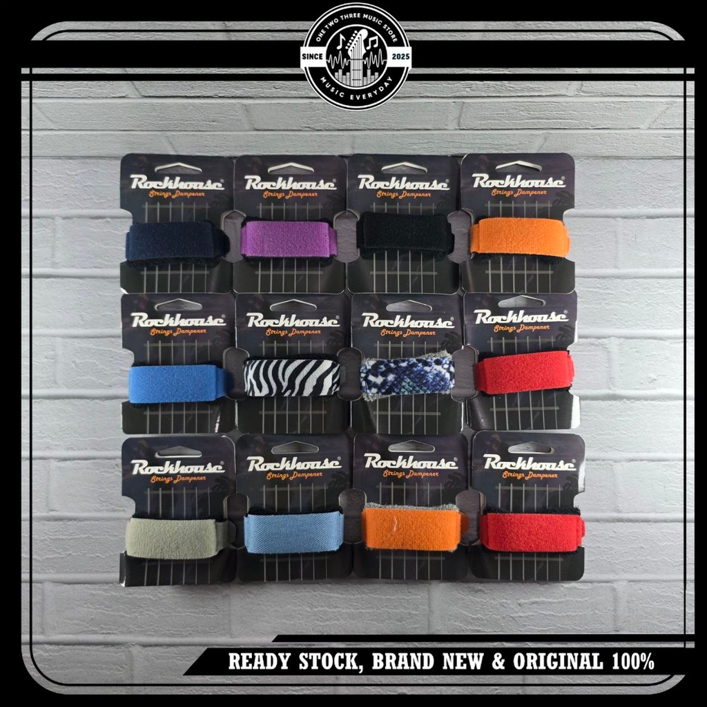 Jual Fretwraps Rockhouse SM Standard Colors Dampener Peredam Fretwrap ...