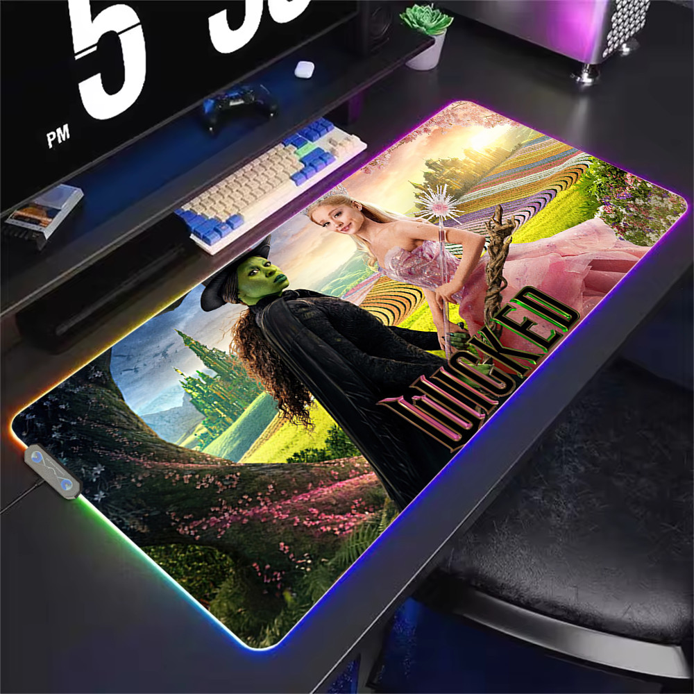 Jual Mat LED Light RGB Luminous Keyboard Desk-Mat Color Waterproof ...