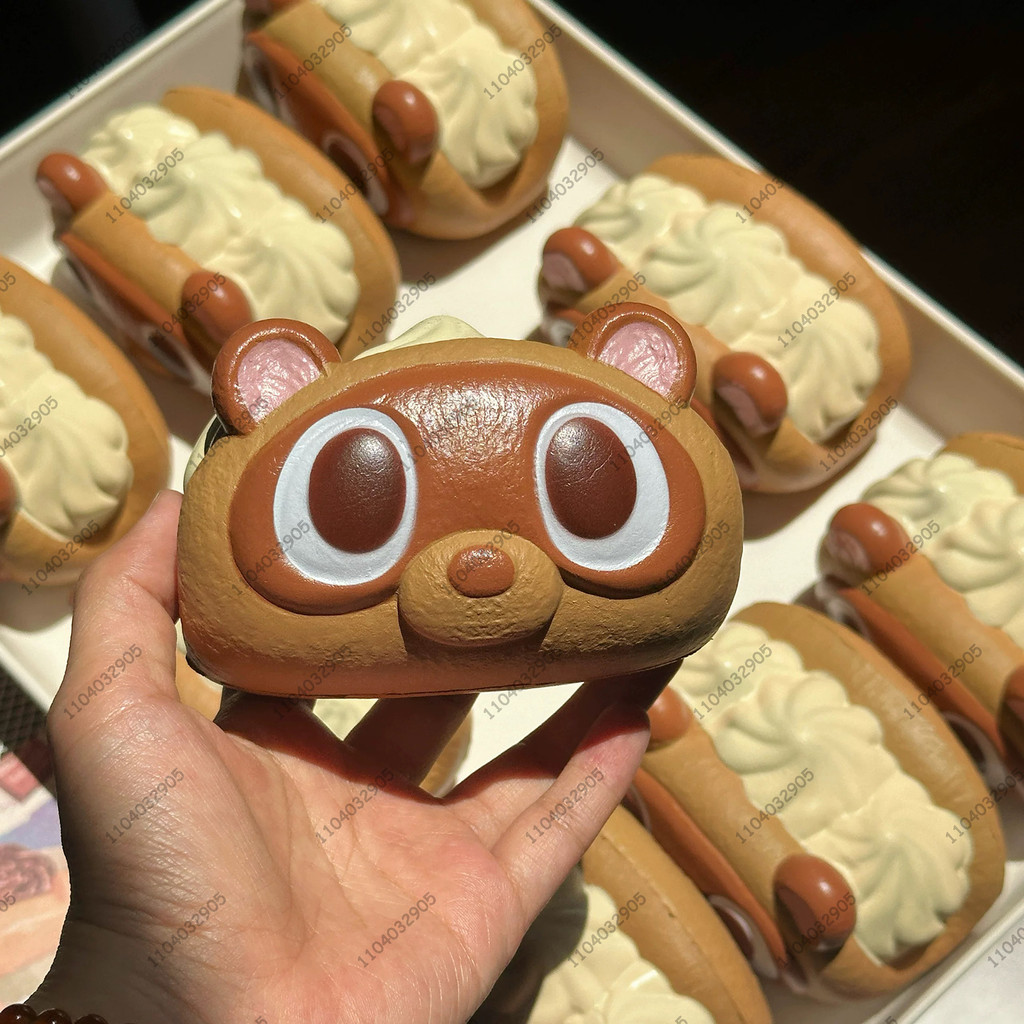 Jual Cream Roll Slow Rising Squishy Cute Little Fox Swiss Roll Squishy ...