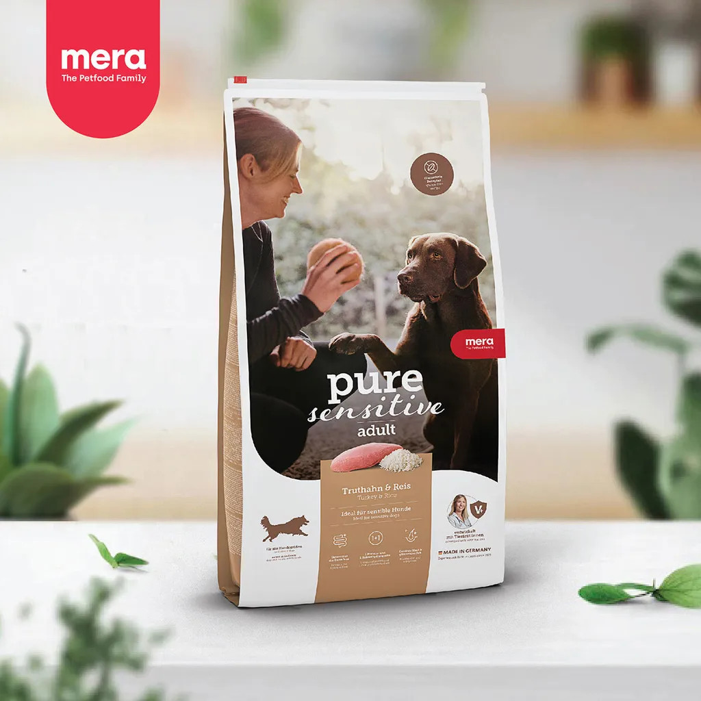 Jual MERA Pure Sensitive Adult Turkey and Rice 4kg | Shopee Indonesia