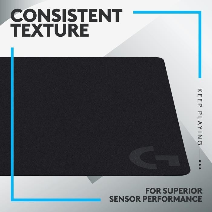 Jual LOGITECH G240 CLOTH GAMING MOUSE PAD WITH RUBBER BASE (28 CM X 34 ...