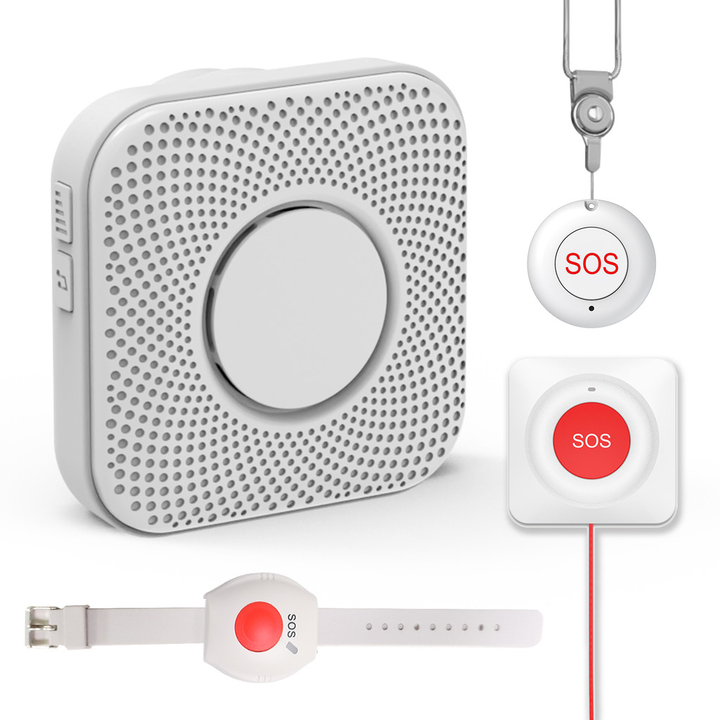 Jual Wireless SOS Emergency Button for Elderly, 433MHz Remote Medical ...