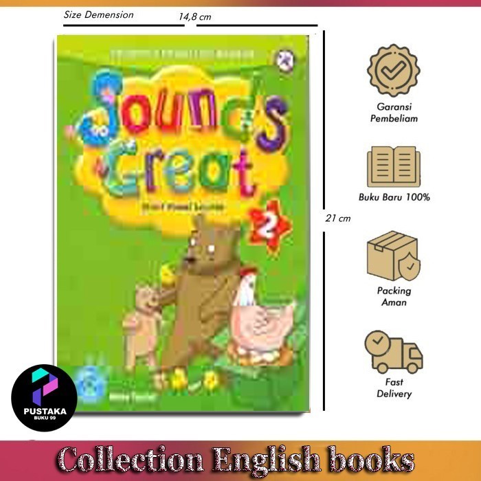 Jual Buku Sounds Great 2-Short Vowel Sounds Eng - Pustaka Book99 ...