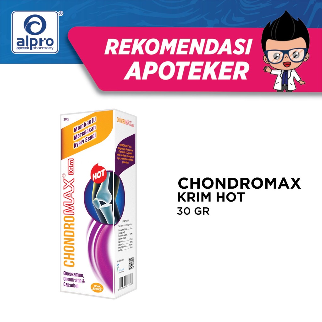 Jual CHONDROMAX KRIM HOT 30 GR (N) | Shopee Indonesia