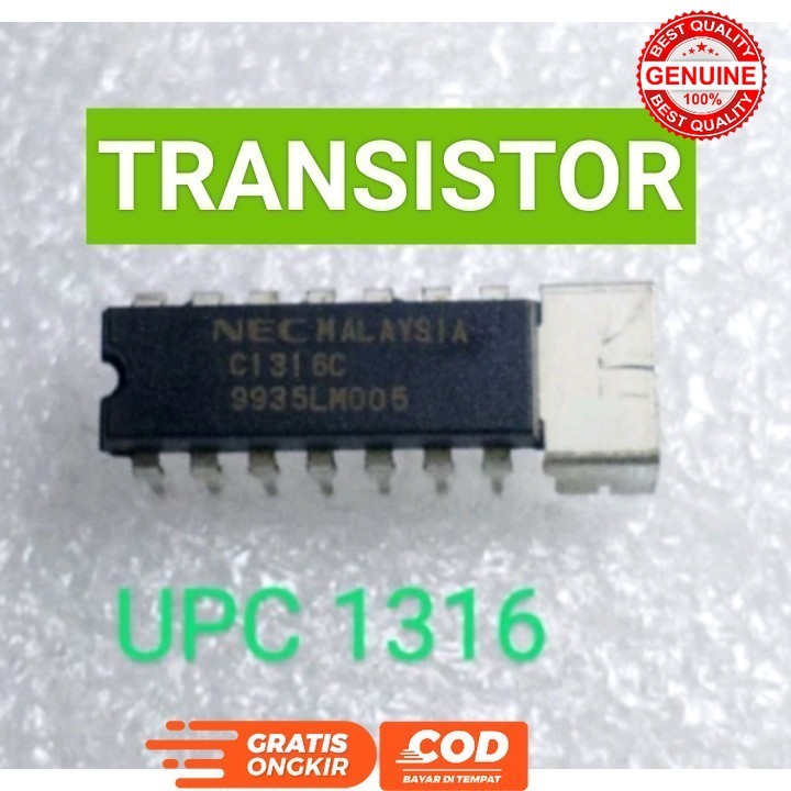 Jual TRANSISTOR C1316C IC UPC 1316C C1316C NEC MALAYSIA | Shopee Indonesia