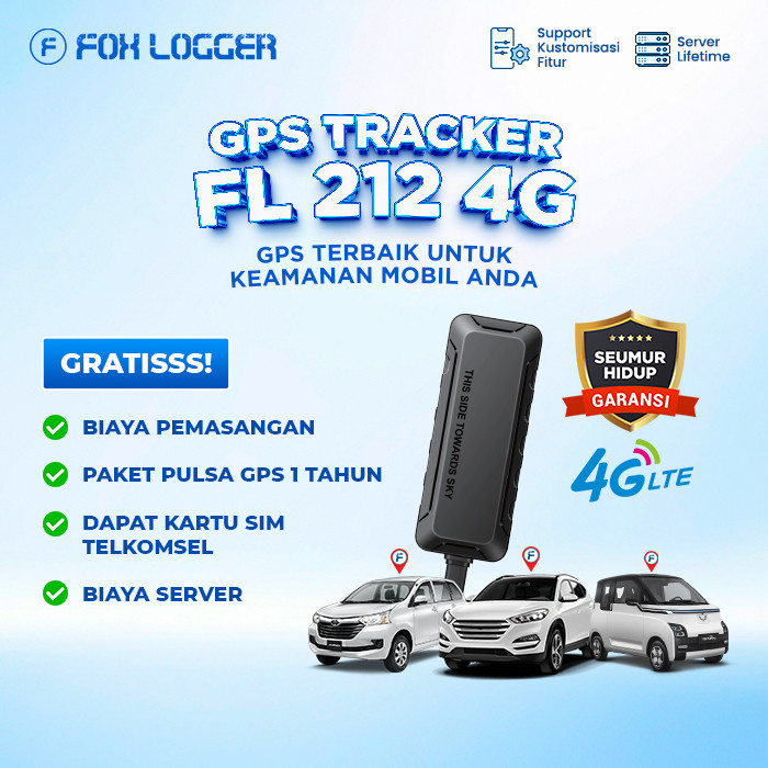 Jual Fox Logger GPS Tracker Mobil Fox Logger Tipe FL-212, Alat Pelacak ...
