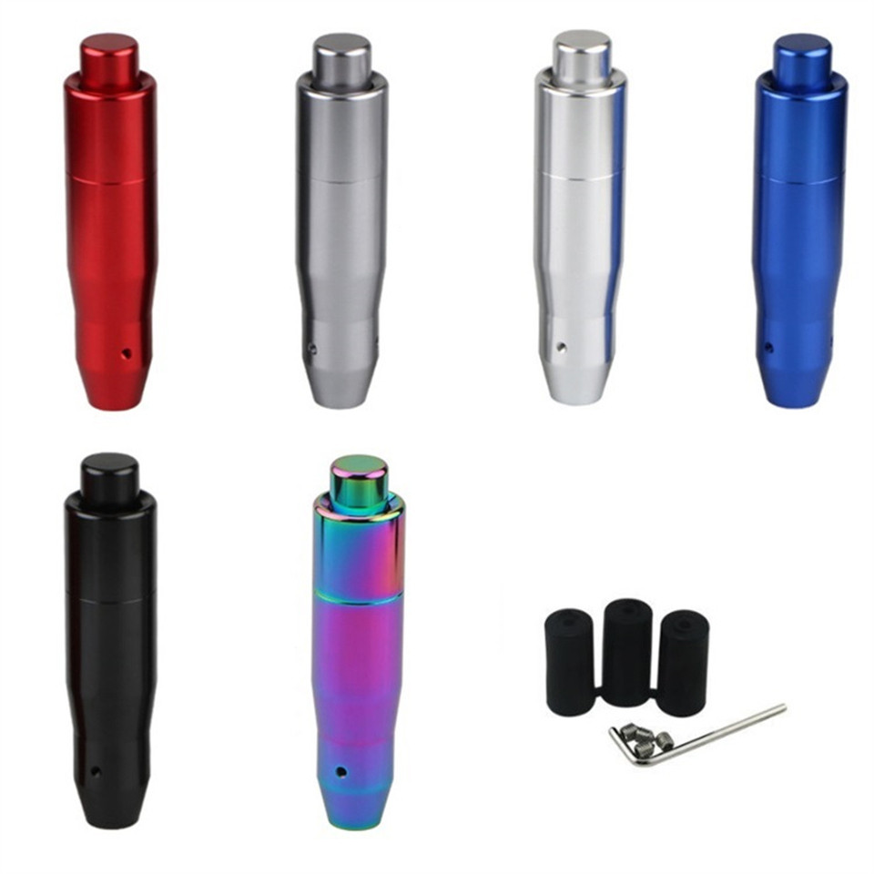 Jual Universal Car Aluminum Automatic Stick Gear Shift Knob Push Down ...