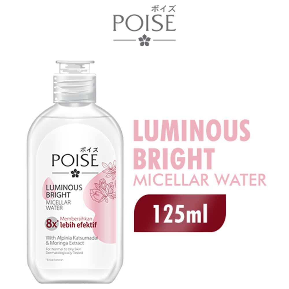 Jual POISE LUMINOUS BRIGHT MICELLAR WATER 125mL | Shopee Indonesia
