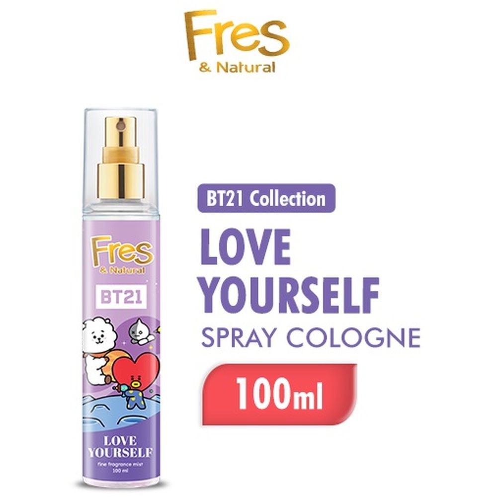 Jual FRES & NATURAL FRAGRANCE MIST BT21 LOVE YOURSELF 100mL | Shopee ...