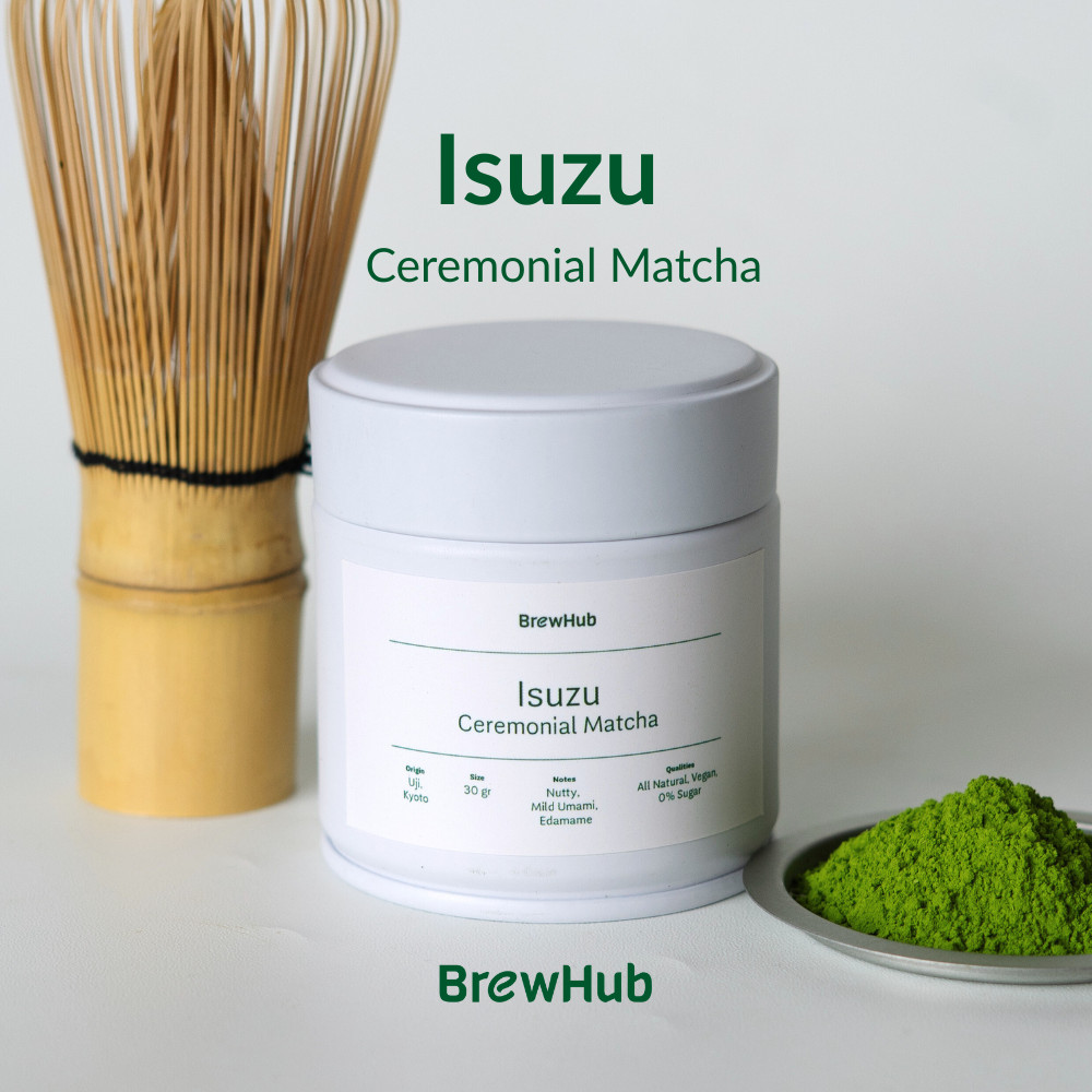 Jual BrewHub Isuzu Ceremonial Matcha 30 gr, 100 gr - 100% Pure Uji Matcha Powder Bubuk Matcha ...