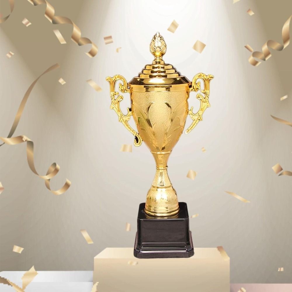 Jual Children's Gold Trophy Ads School Reding Supply Competition Soccer ...