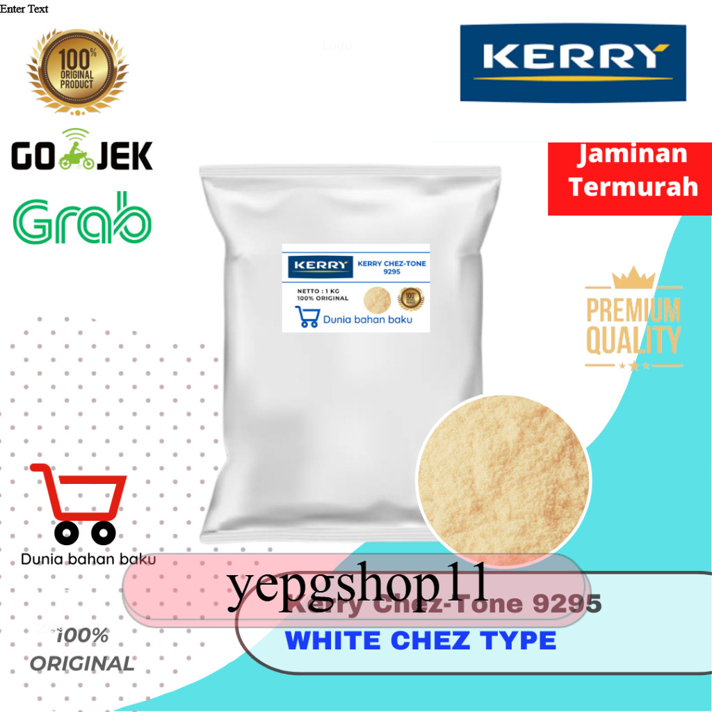 Jual KEJU BUBUK KERRY CHEZTONE 9295 PREMIUM WHITE CHEESE POWDER 500 g ...