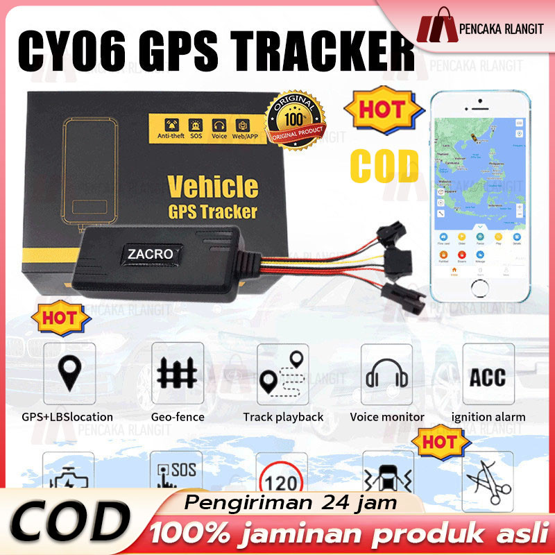 Jual CY06 GPS TRACKER gps mobil GPS Tracker Motor Mobil Gratis Server Online Web/GPS TRACKER ...