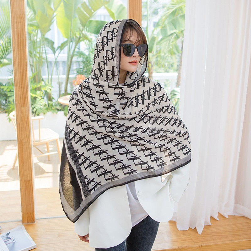 Jual Syal "Cozy Heritage" viscose Scarf // Syal lembut dan halus ...