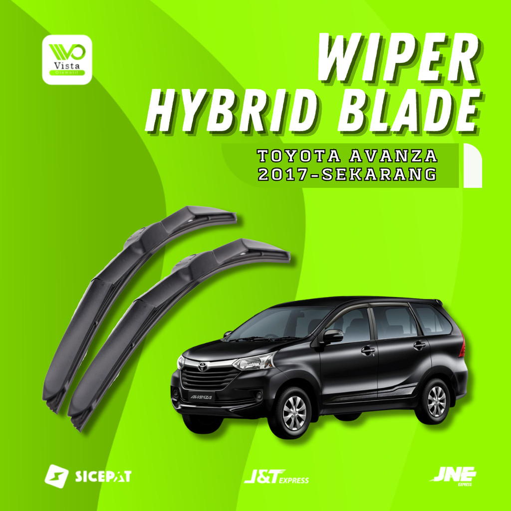 Jual Wiper Hybrid Blade Toyota Grand New Avanza 2017 - Sekarang 1 Set ...