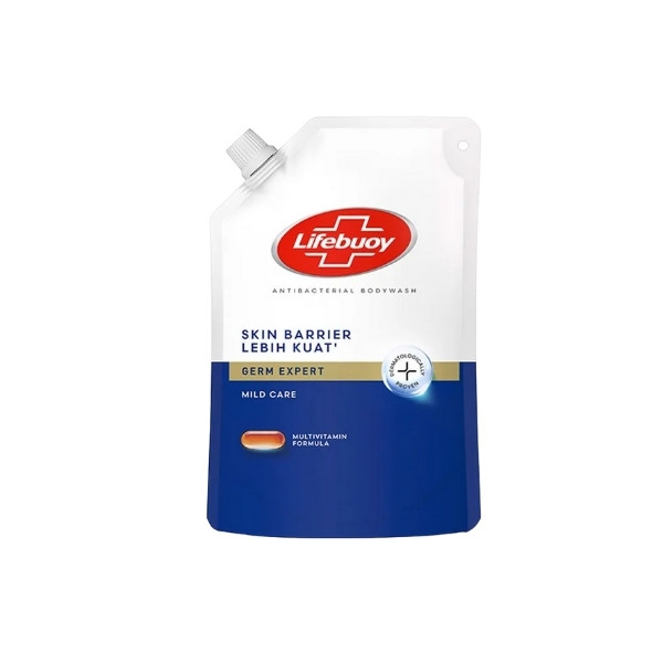 Jual LIFEBUOY BODY WASH MILD CARE POUCH RL 400 GR | Shopee Indonesia