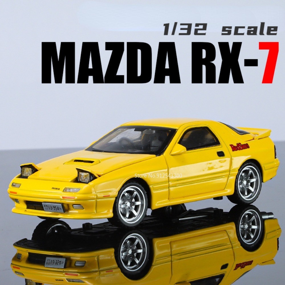 Jual 1:32 Scale RX7 Alloy Diecast Toy Car Models with Sound Light Pull ...