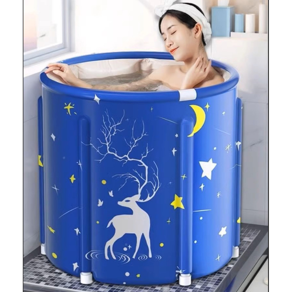 Jual Shower Bucket for Adults, Heated Folding Shower Bucket, Household ...
