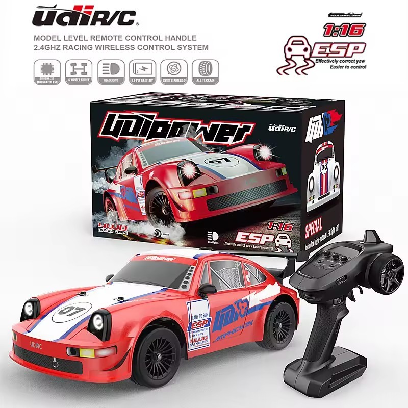Jual UR/C UD1607 Pro RC Racing Car 1/16 60km/h RC Car High Speed 2.4G ...