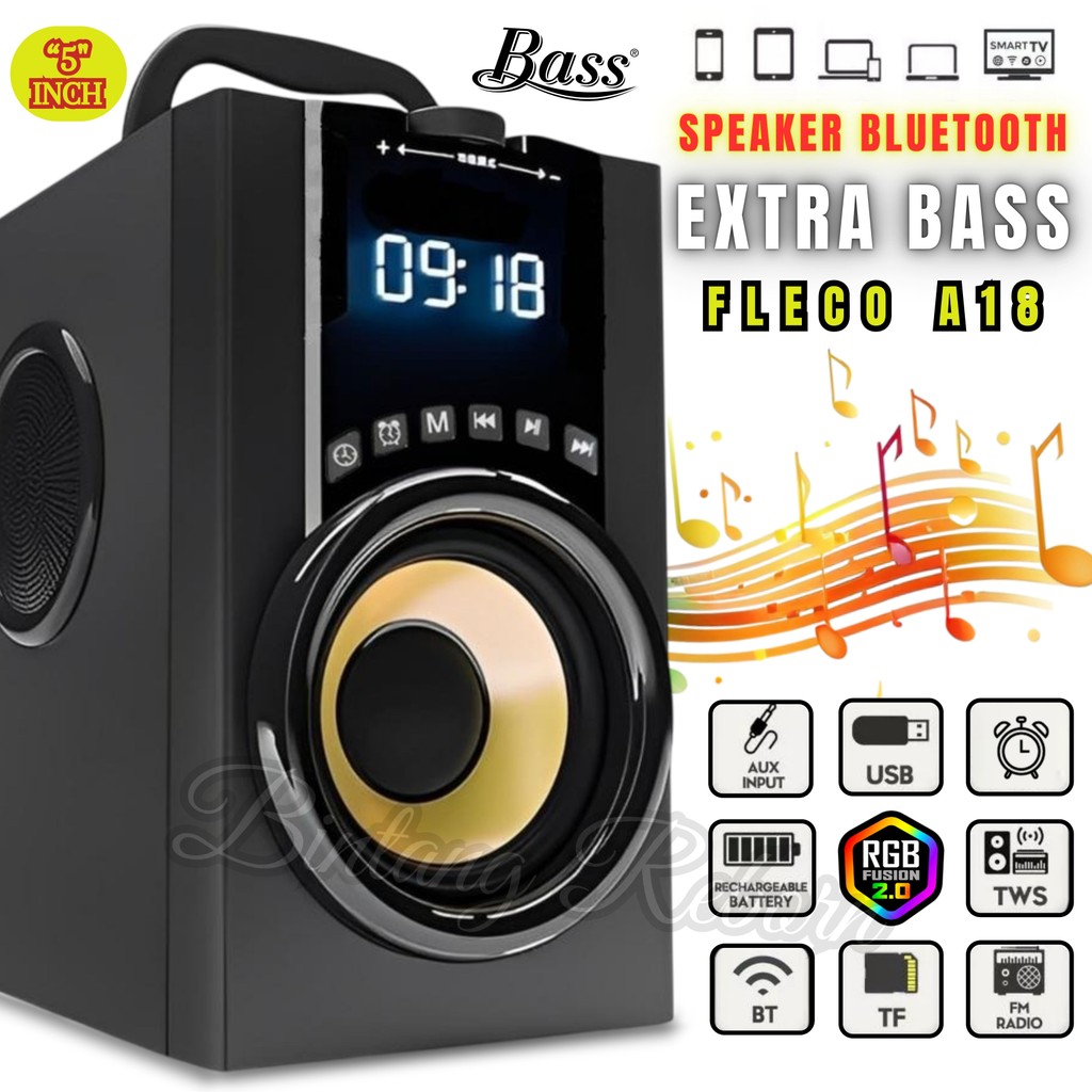 Jual RB TERLARIS~Speaker Bluetooth Full Bass / Salon Bluetooth Full ...