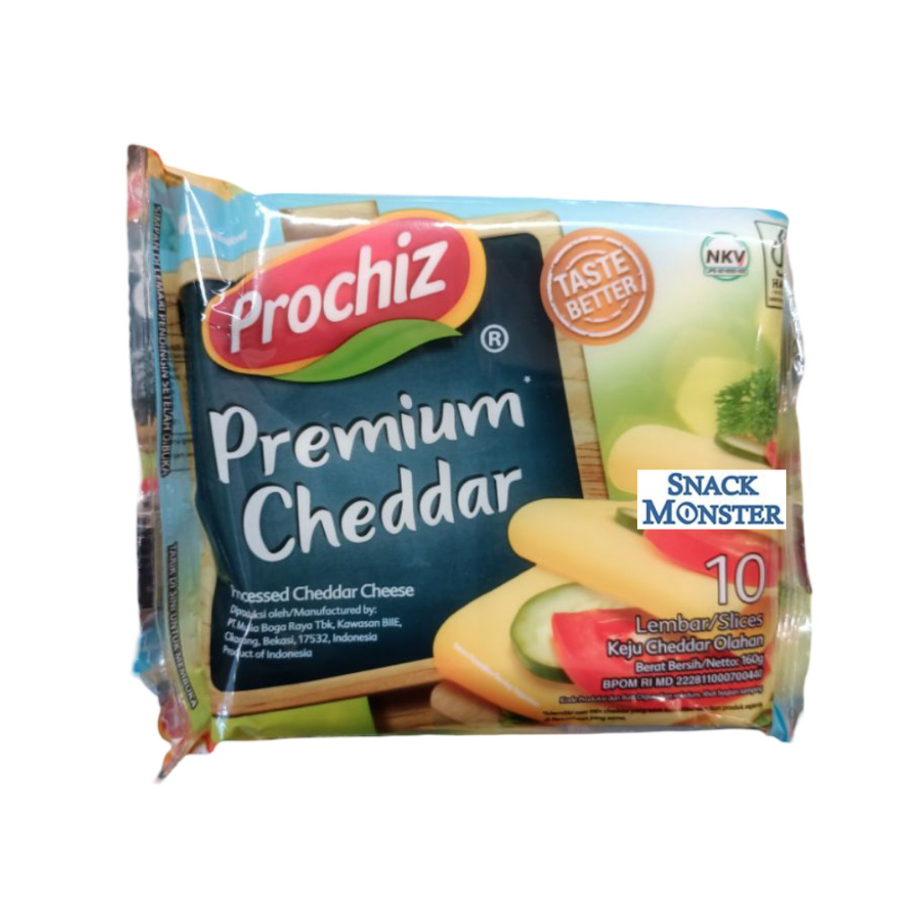 Jual Prochiz Keju Cheddar Slice - Netto 10 pcs | Shopee Indonesia